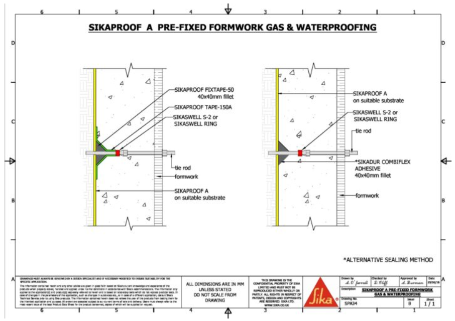 SikaProof-A Gas and Waterproofing Protection I Waterproofing I Sika Ireland